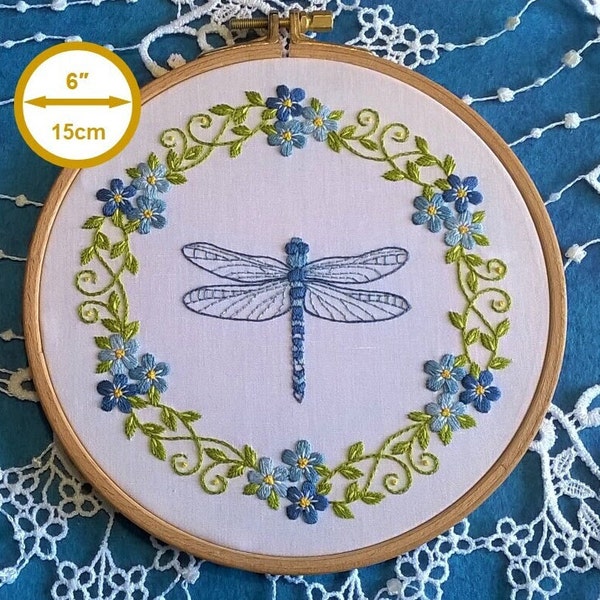 Dragonfly Embroidery Kit - Etsy