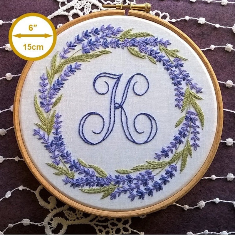 Letter Embroidery Pattern - Etsy