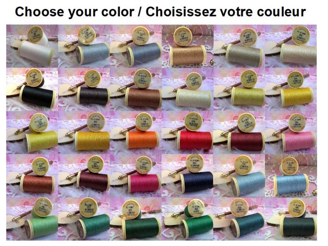 Creative Pack of 30 Gloving Waxed Cotton Thread integral Fil Au Chinois ...