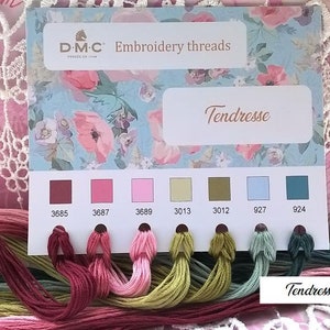 Assortment of DMC Six-stranded Hand Embroidery Floss (art,117) - 7 ...