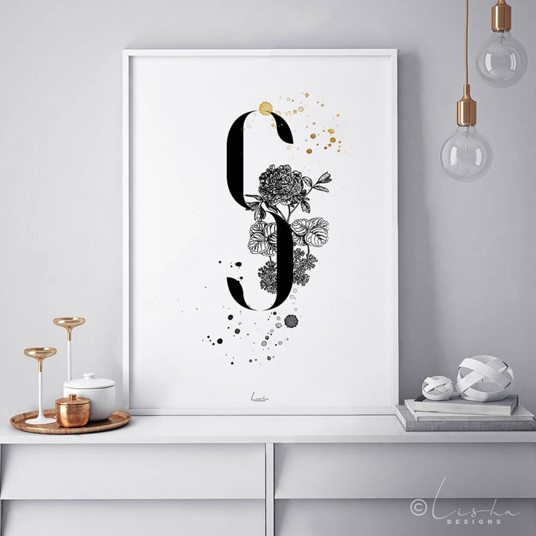 Letter, &, Poster, Font, Prints, Alphabet, Typography, Initials, Typo ...