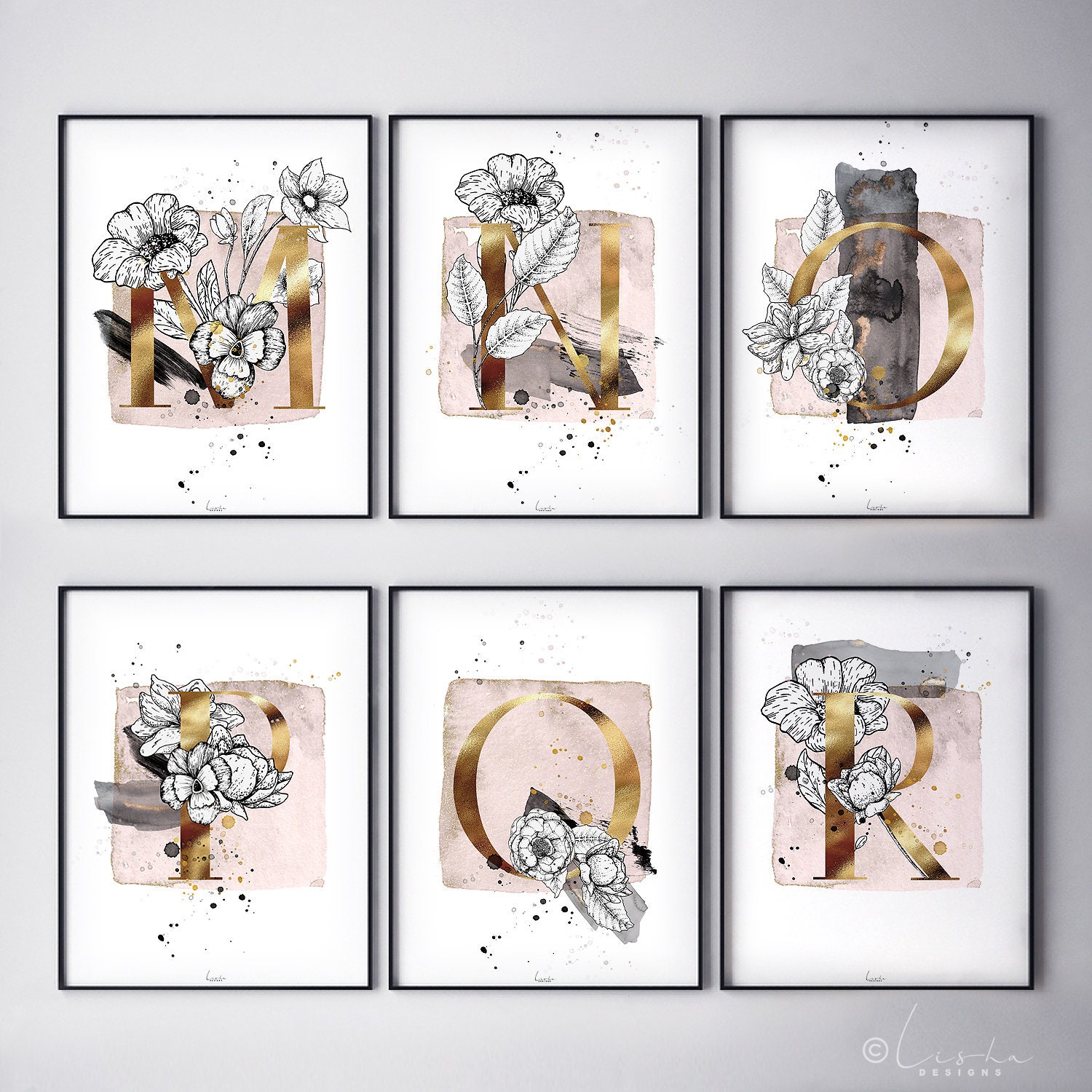 Letter, A Z, Poster, Font, Prints, Alphabet, Typography, Initials, Typo ...