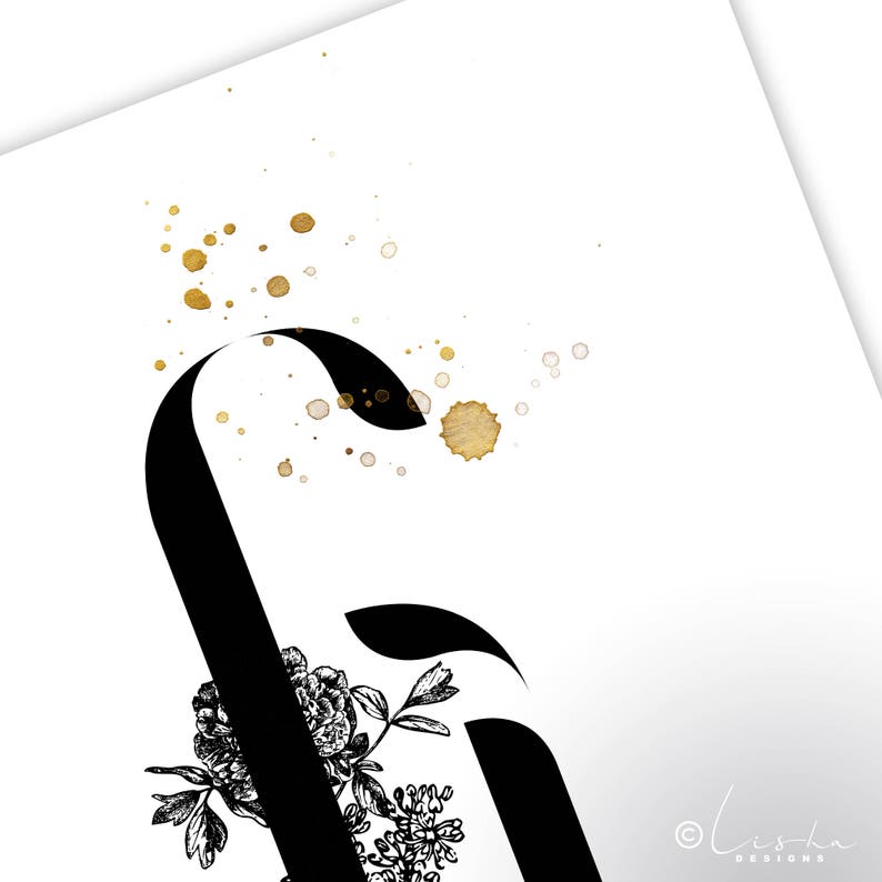 Letter & Poster Font Prints Alphabet Typography - Etsy