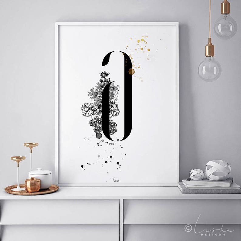 3 X Poster Set, Letter A Z, Poster, Font, Prints, Alphabet, Typography ...