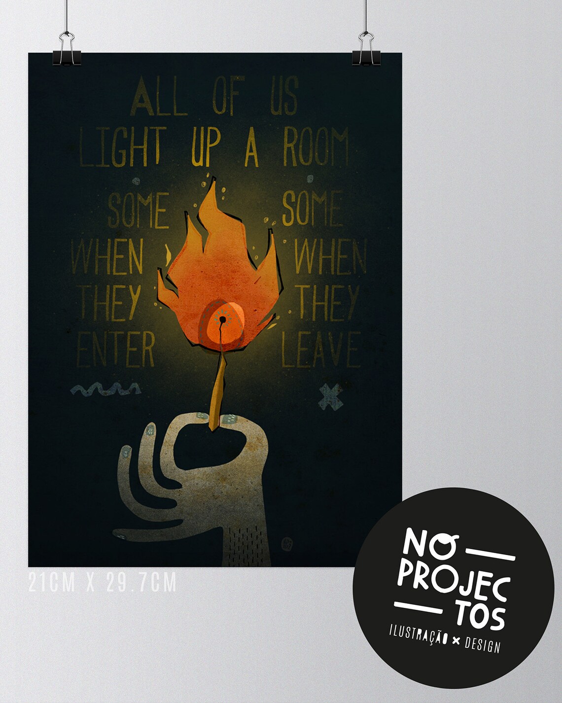 Original All of Us Light up a Room Funny Quotes Wall Art Printing ...