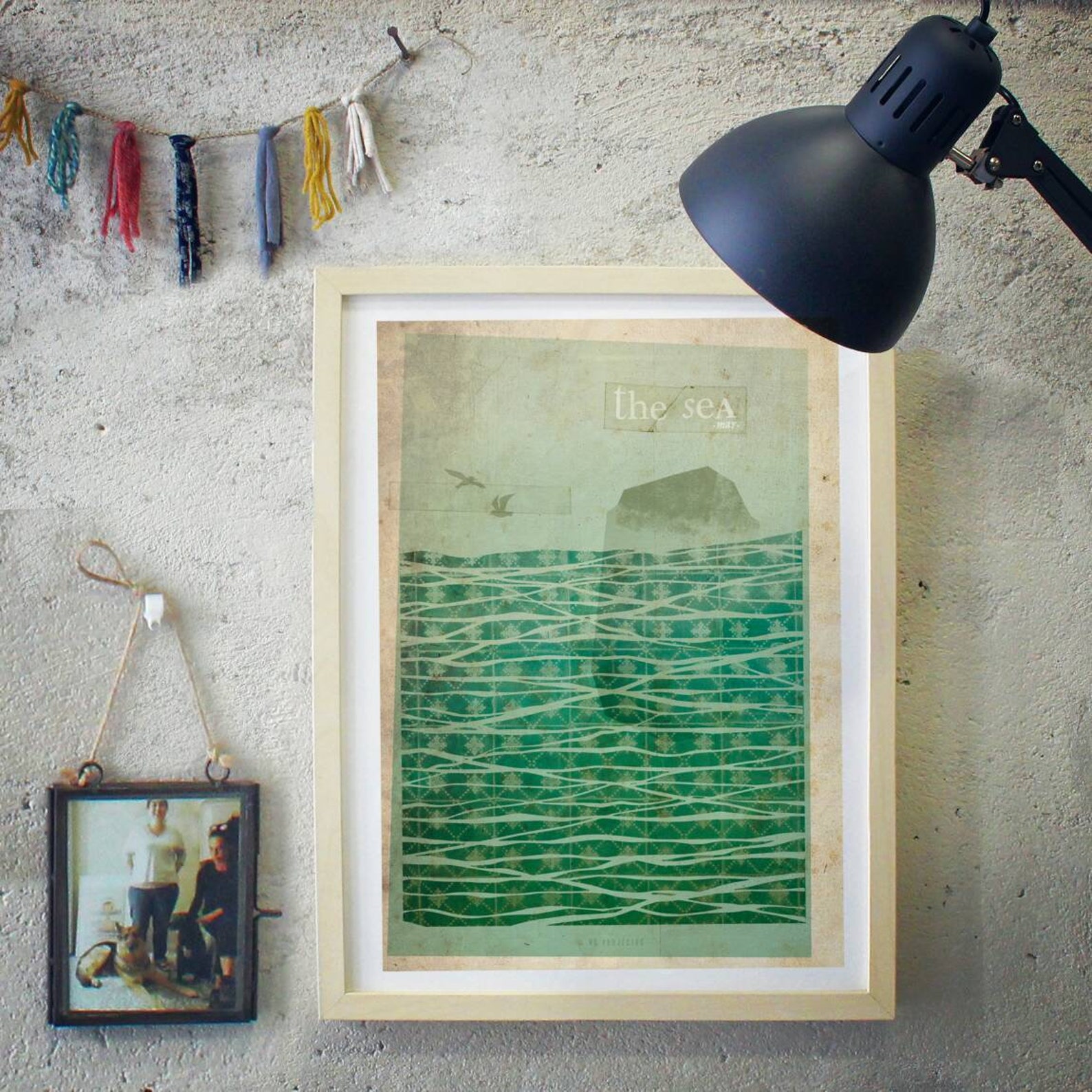 Original PORTUGUESE SEA Wall Art Printing Poster Illustration - Etsy