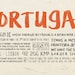 Original PORTUGUESE PORTUGAL MAP Wall Art Printing Poster Illustration ...