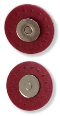 Round Large Sew on Snaps & Sew on Silver Magnetic Snap Leather Like ...
