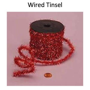 Wired Tinsel or Mini Tinsel Cord - Etsy