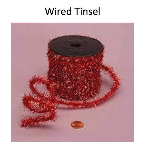 Wired Tinsel or Mini Tinsel Cord | Etsy