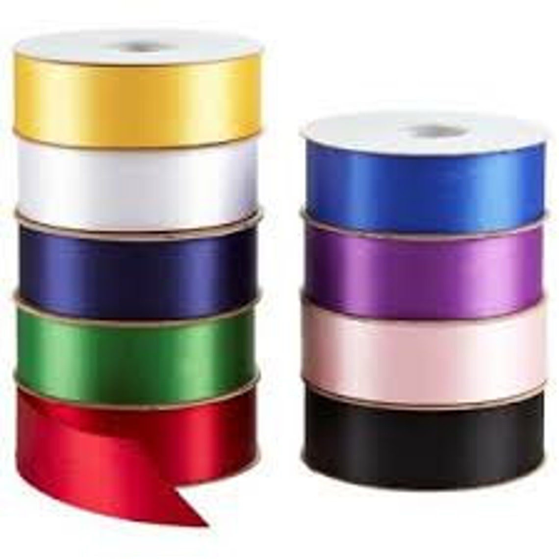 Single Faced Satin Ribbon - Etsy