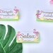 Flamingo Food Labels, Flamingo Food Tents, Tropical Party Food Tents ...