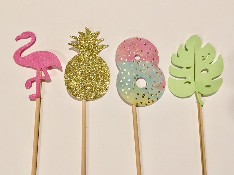 Flamingo Food labels Flamingo Food Tents Tropical Party Food | Etsy