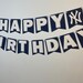 New York Yankees Inspired Happy Birthday Banner, Baseball Birthday ...
