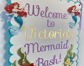 Mermaid Welcome Sign - Etsy