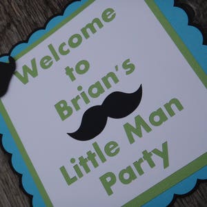 Little Man Door Sign, Little Man Welcome Sign, Little Man Decorations ...
