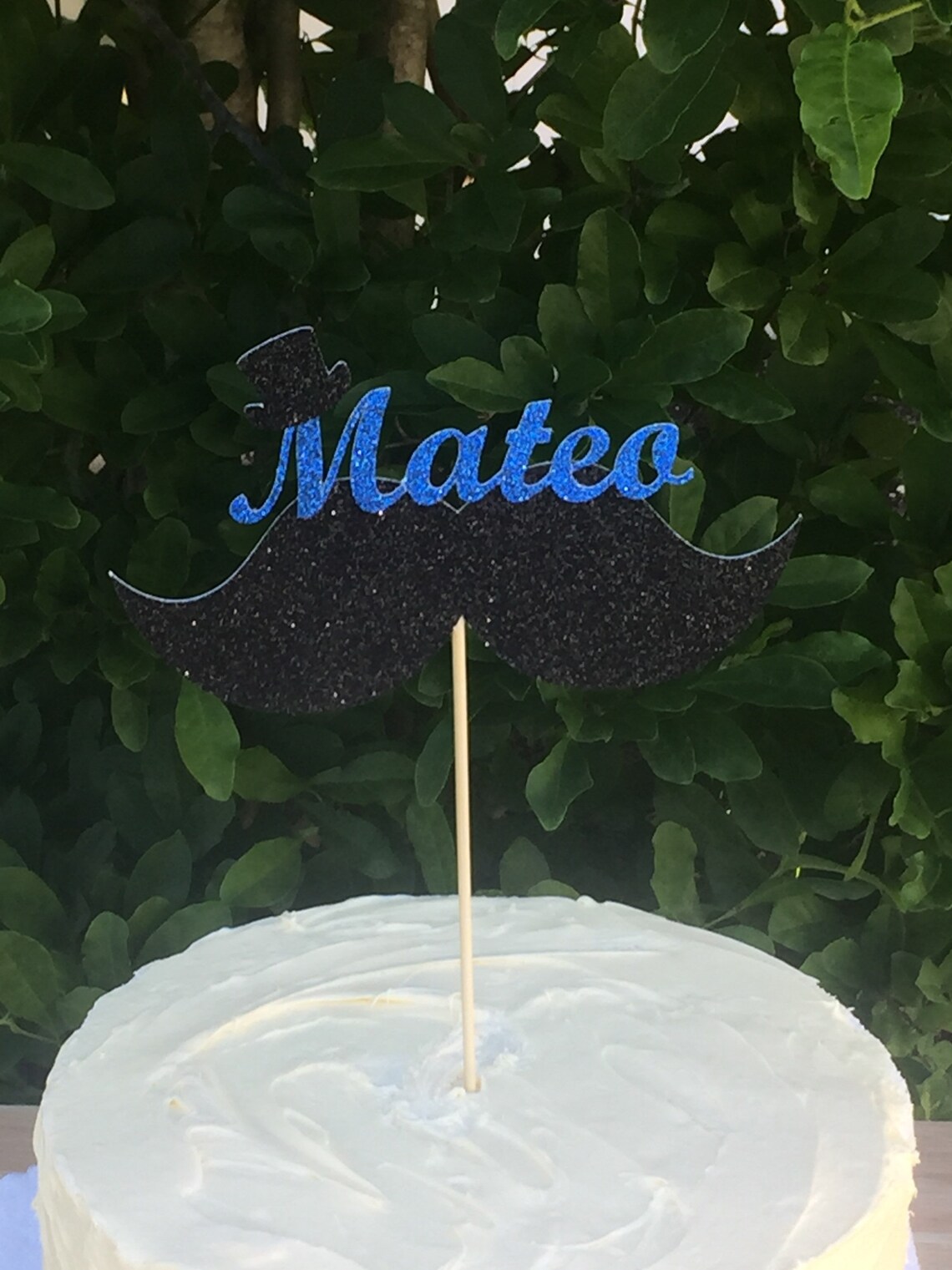 Mustache Cake Topper Little Man Cake Topper Smash Cake | Etsy