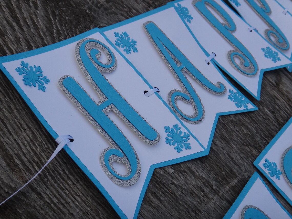 Winter Wonderland Banner Winter Onderland Banner Snow Flake | Etsy