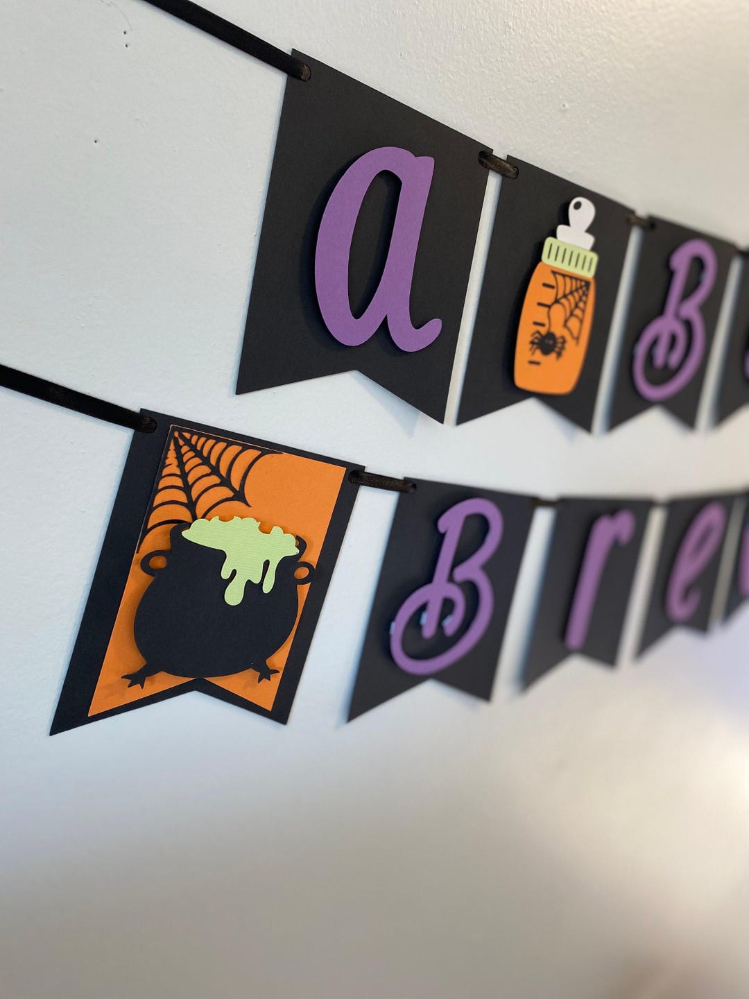 A Baby is Brewing Halloween Banner, A Baby is Brewing Halloween Baby ...