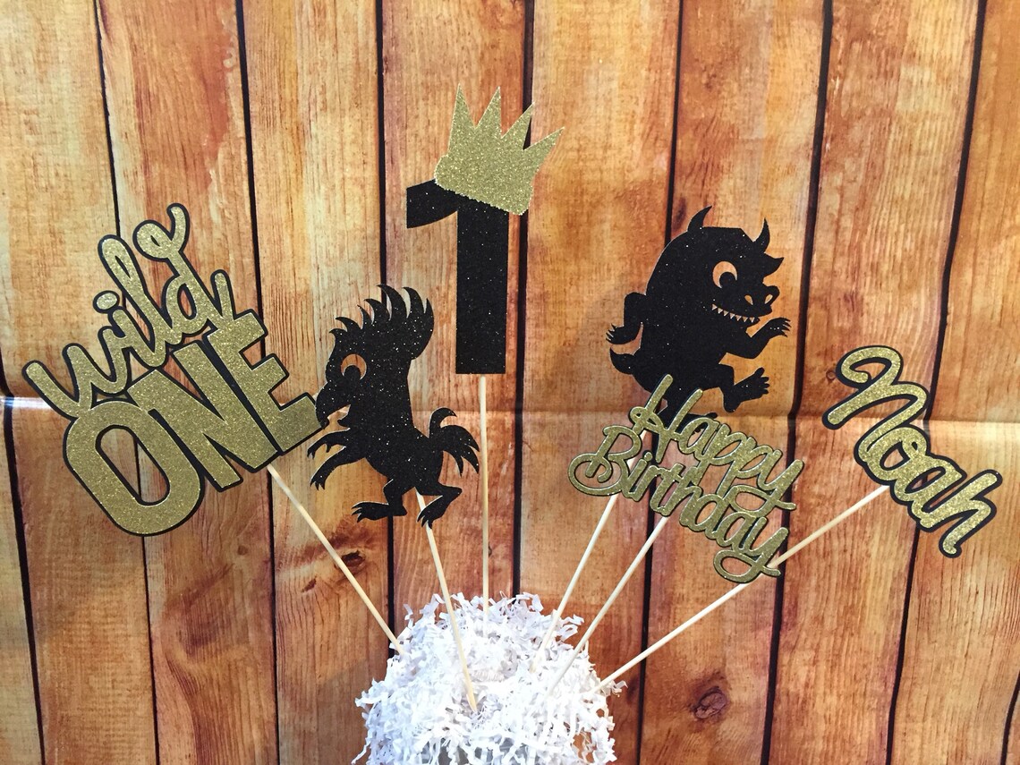 Wild One Centerpiece Where the Wild Things Are Centerpiece - Etsy