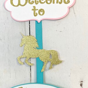 Unicorn Welcome Sign, Unicorn Door Sign, Unicorn Birthday Sign, Unicorn ...