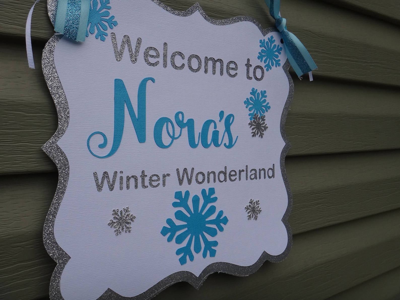 Winter Wonderland Banner Winter Onderland Banner Snow Flake | Etsy