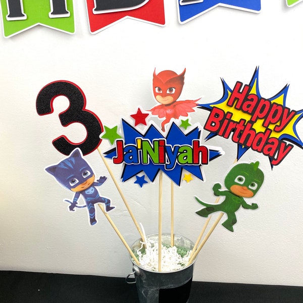 Pj Mask Decorations - Etsy