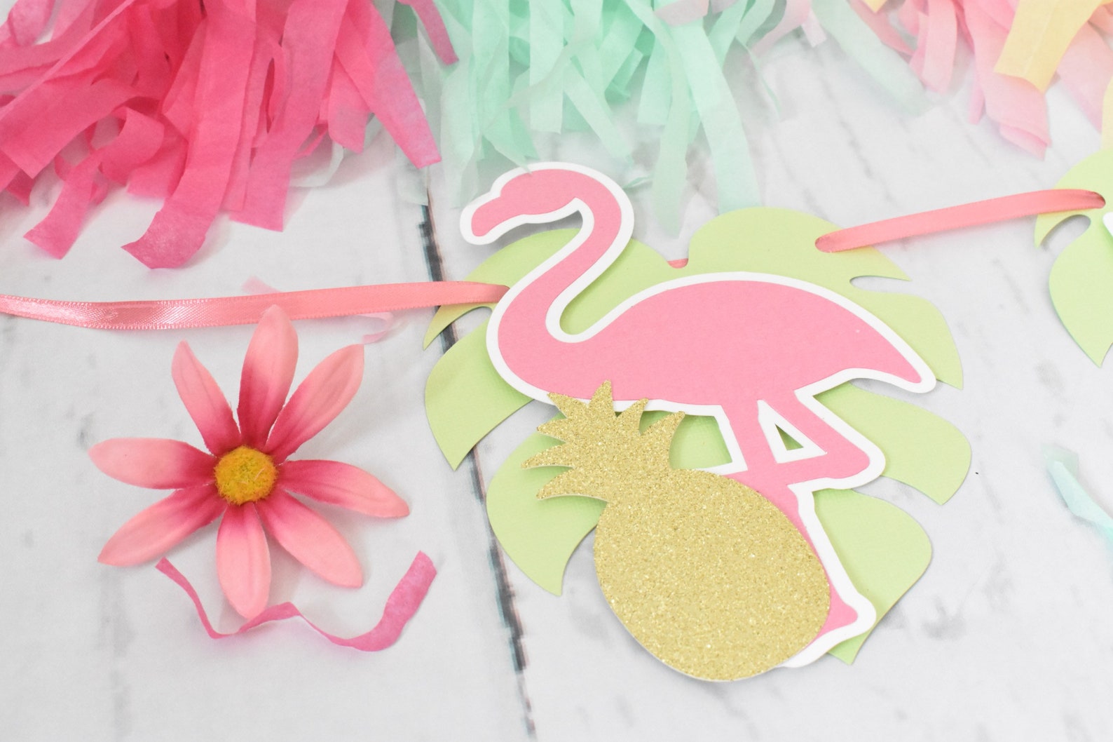 Flamingo Banner Flamingo Birthday Banner Flamingo Party | Etsy