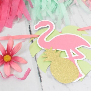 Flamingo Banner, Flamingo Birthday Banner, Flamingo Party Decorations ...