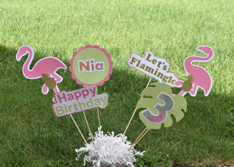 Flamingo Food labels Flamingo Food Tents Tropical Party Food | Etsy