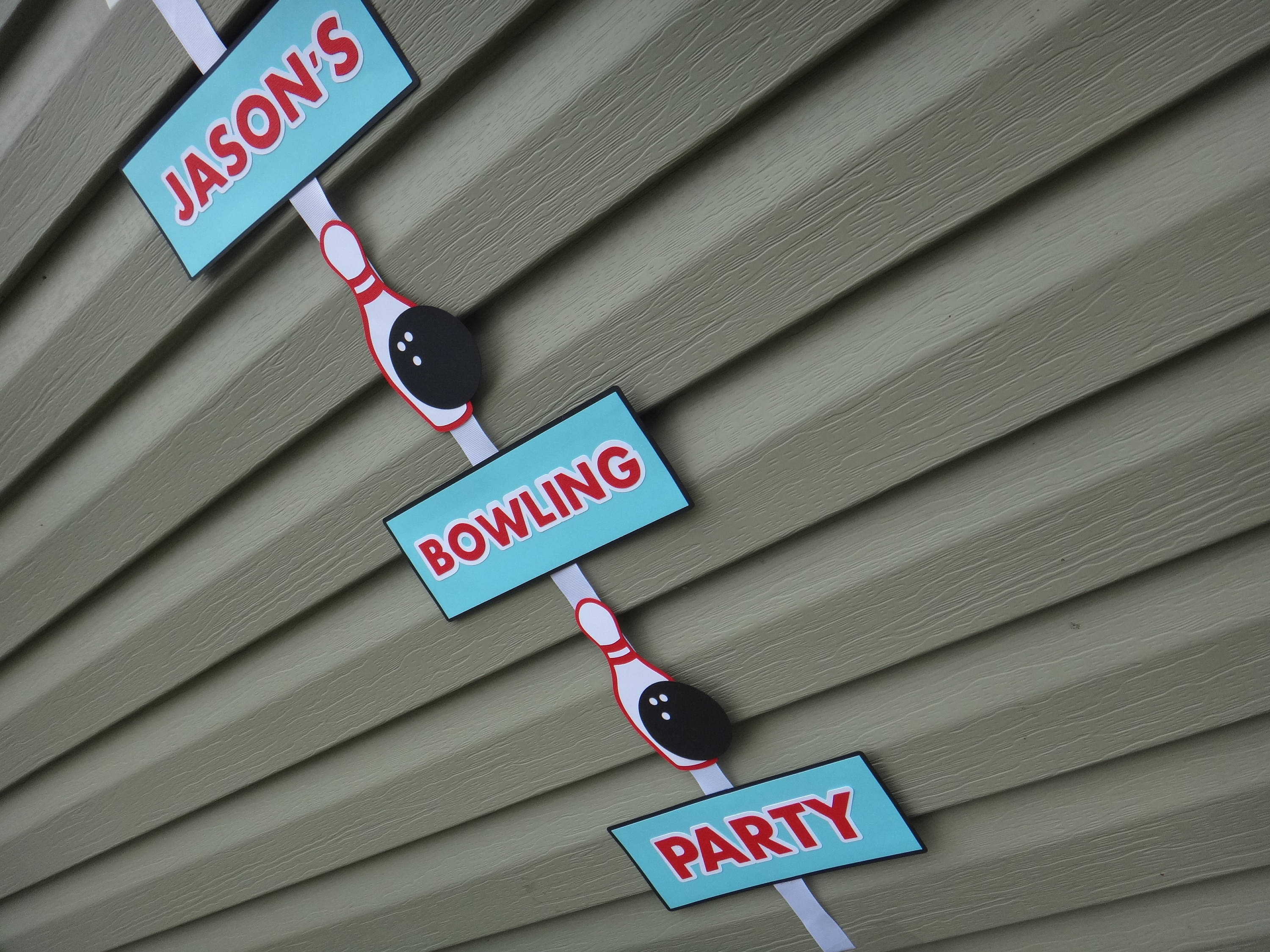 6 Piece Bowling Centerpiece Stick Set Bowling Centerpiece | Etsy