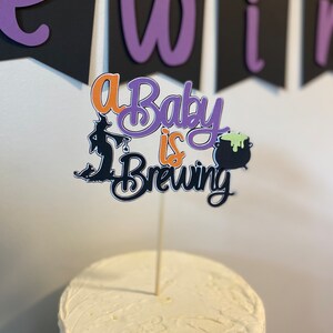 A Baby is Brewing Halloween Banner, A Baby is Brewing Halloween Baby ...