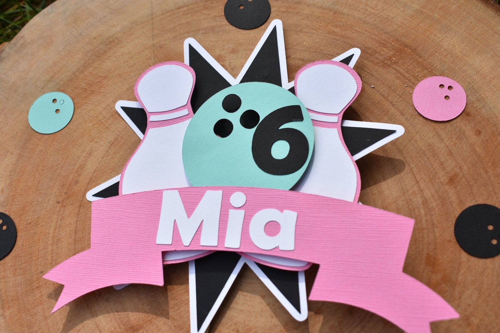 Bowling Cake Topper Bowling Party Centerpiece Bowling | Etsy