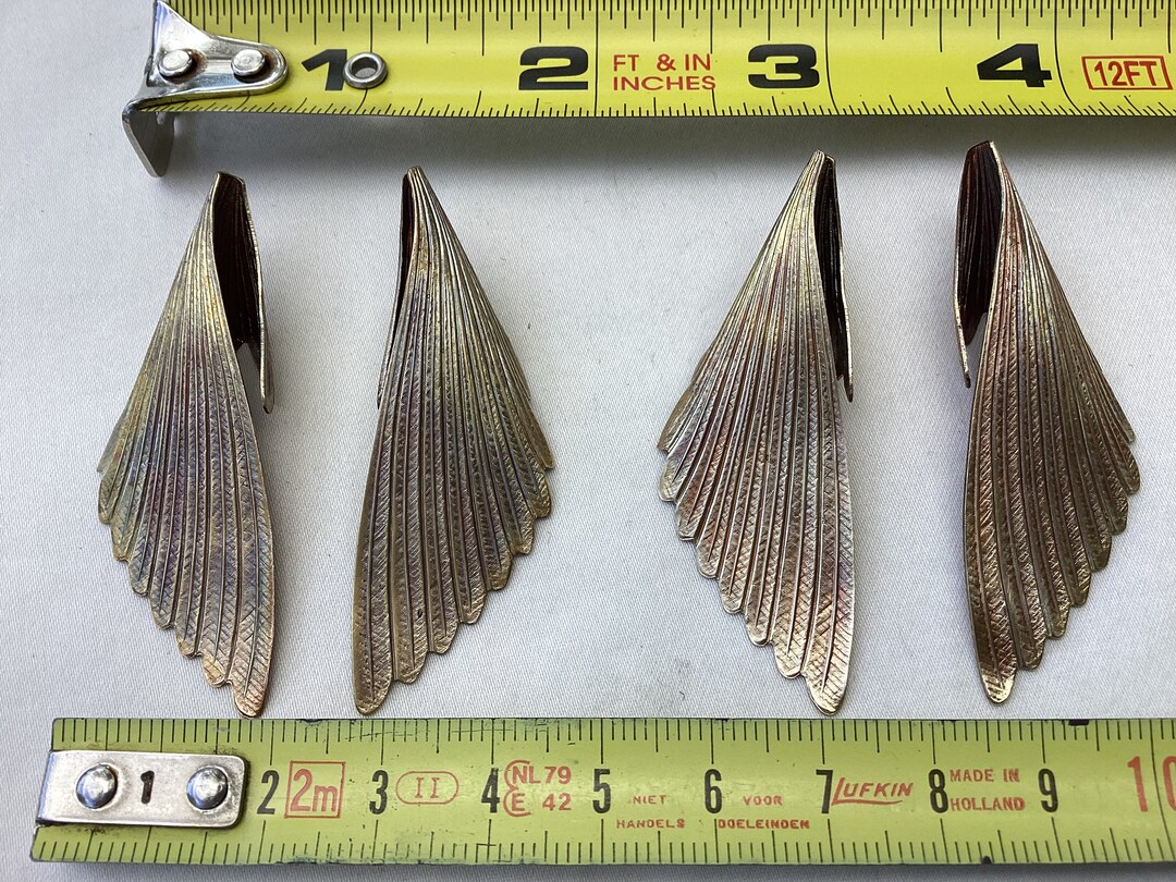 Brass Wing Stampings, Brass Wing Findings, Brass Wing Earring ...