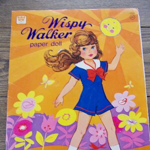 Vintage Wispy Walker Paper Doll - Etsy