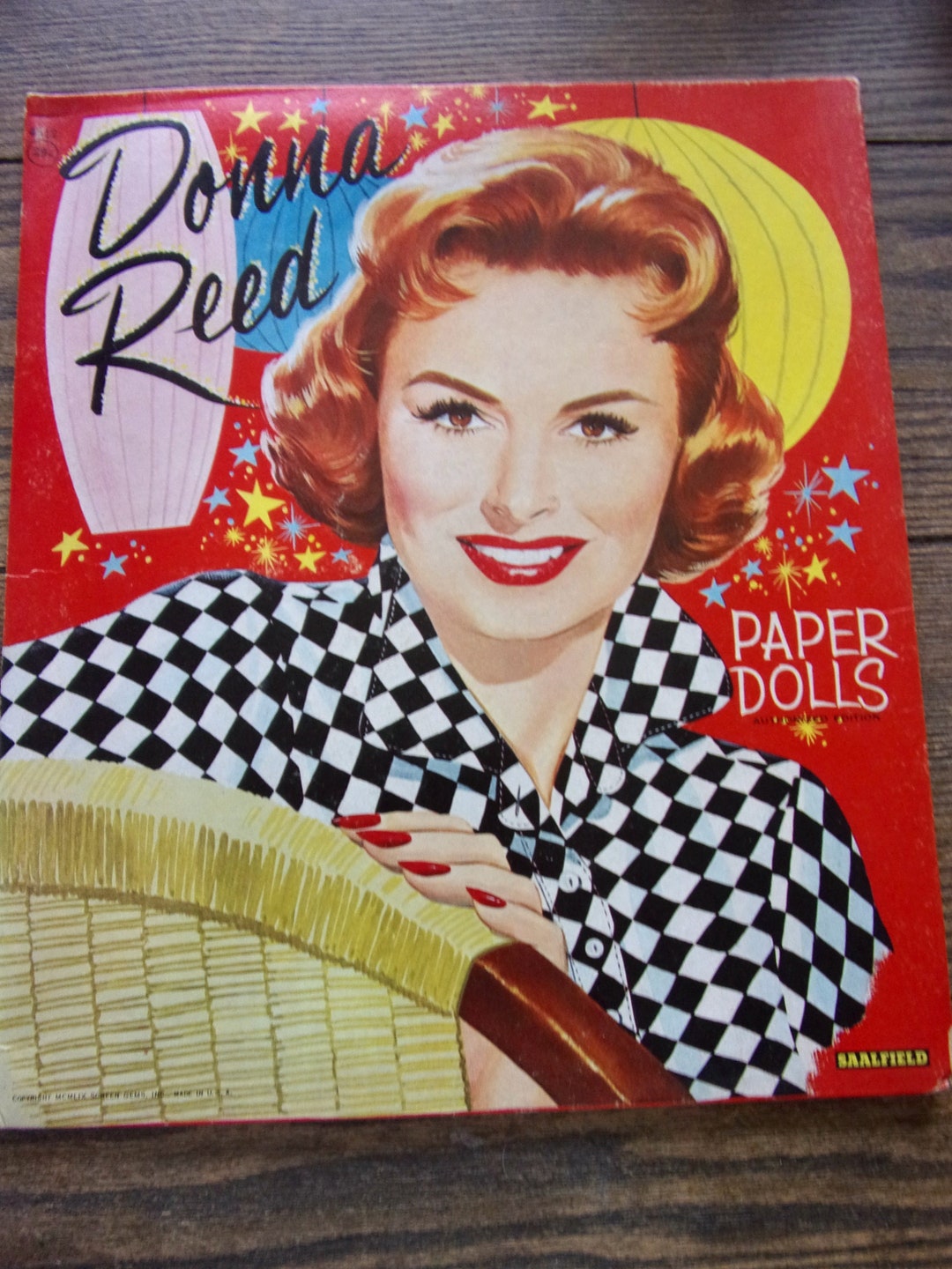 Vintage Paper Doll Donna Reed - Etsy