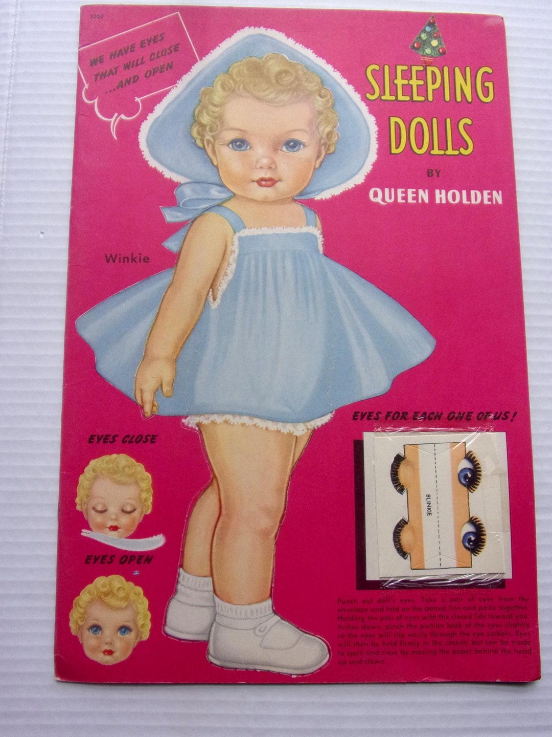 Vintage Sleeping Paper Dolls Whitman-1940 - Etsy