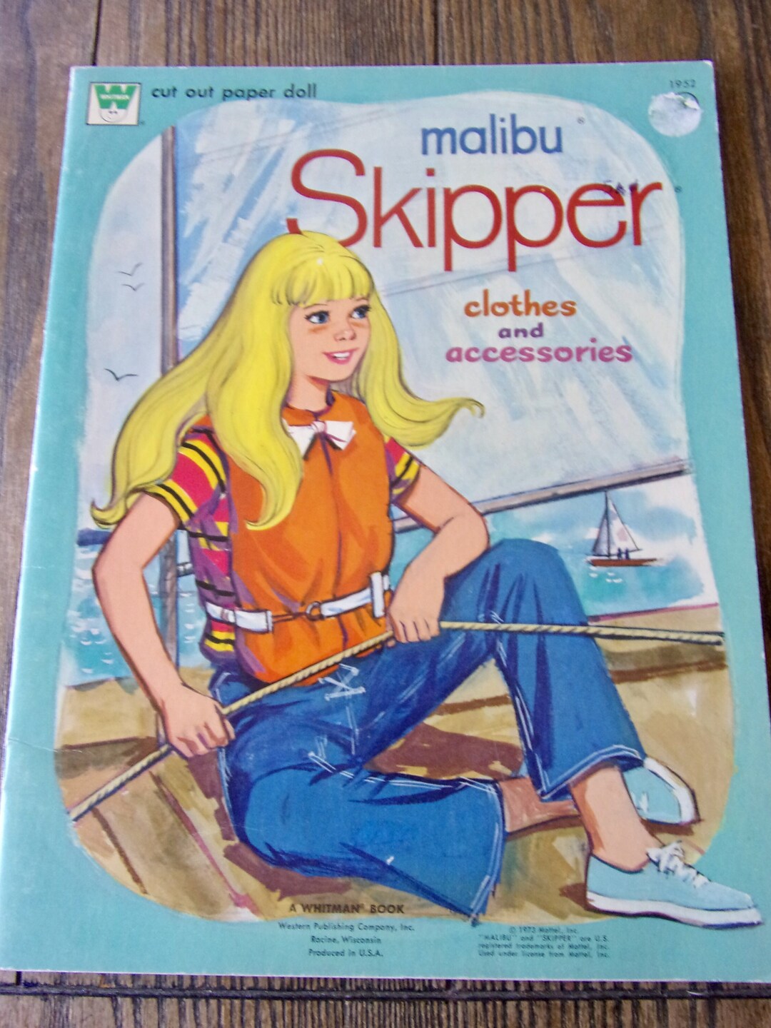 Original Malibu Skipper Paper Doll - Etsy