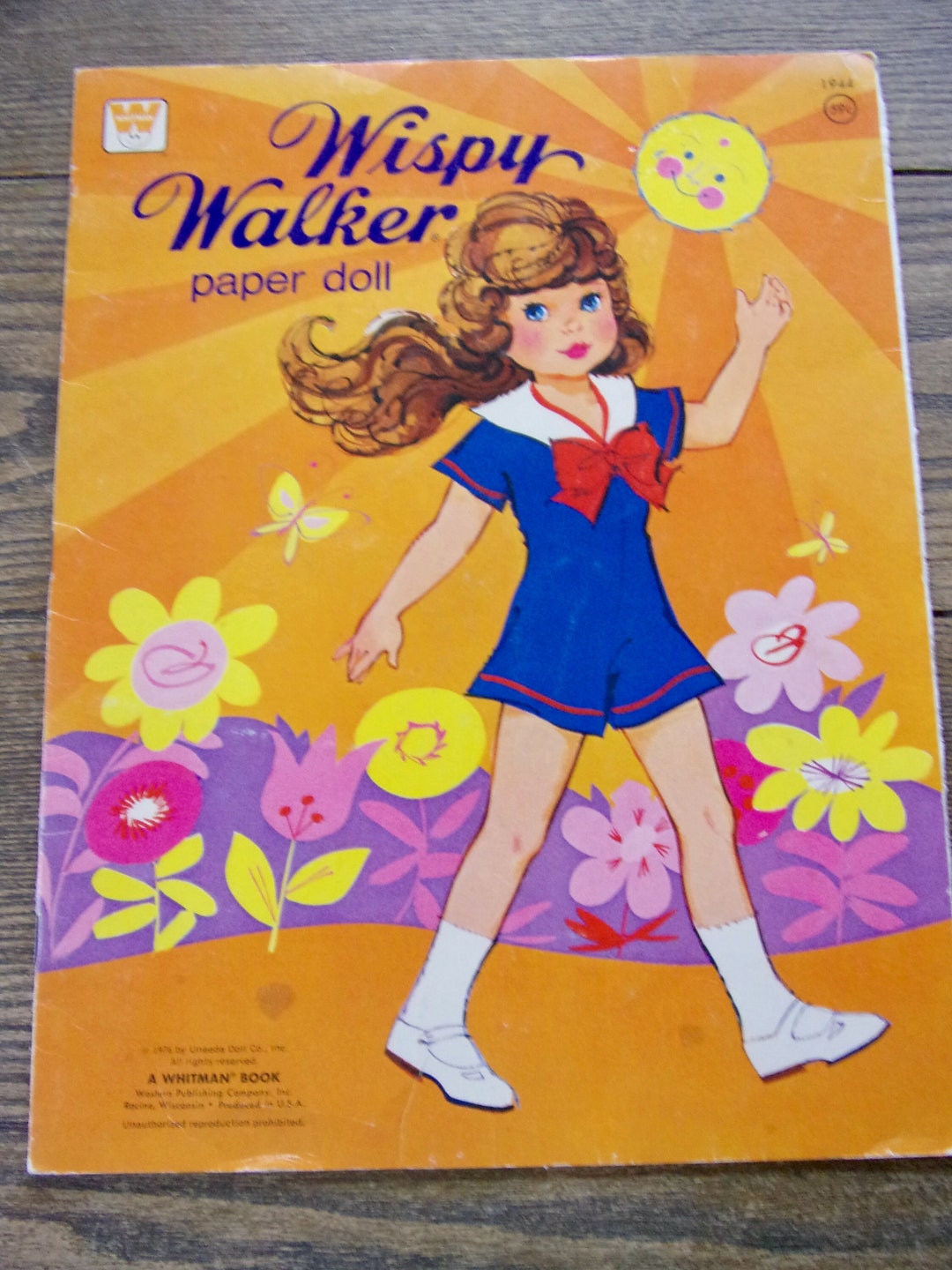 Vintage Wispy Walker Paper Doll - Etsy