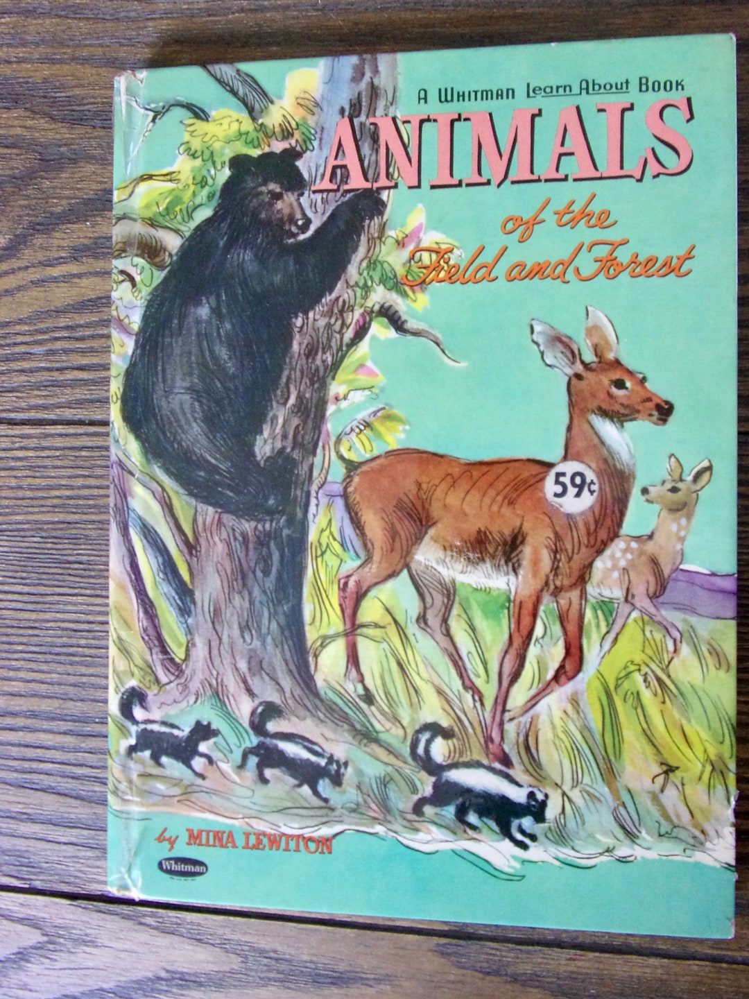 Animals of the Field and Forest Book - Etsy