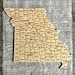 Digital State of Missouri With Counties Map SVG, PDF, DXF, & Eps Puzzle ...