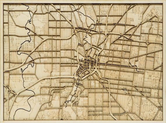 Home Décor Wood Engraved Map 20x30 Laser Cut Wall Map Premium Wood Cut ...