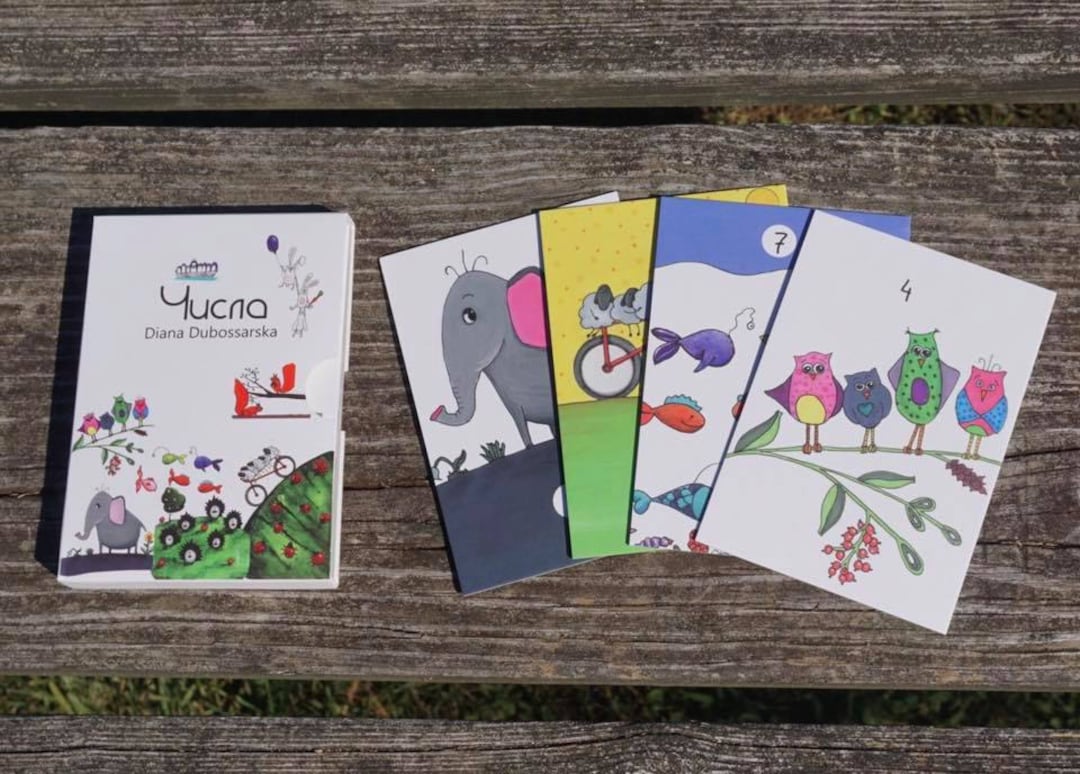 Russian Language Numbers Russian for Toddlers Flash Cards Preschool ...