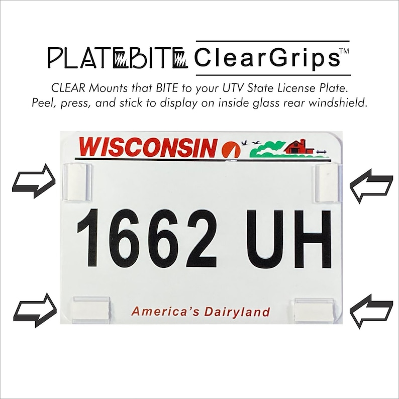 Wisconsin ATV UTV Engraved License Plate | DNR Approved 2026 ...