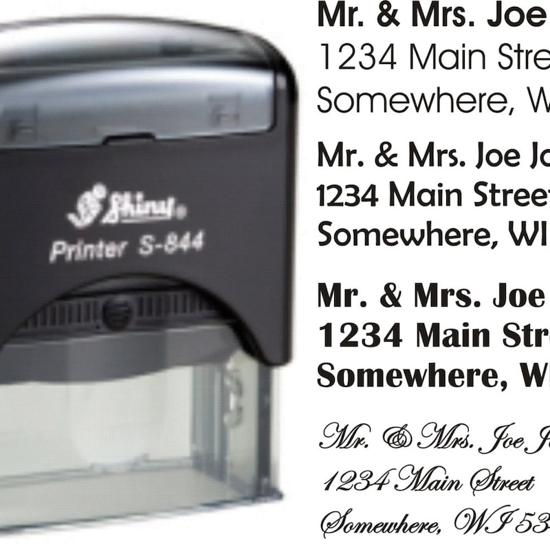 Address Stamp - Etsy