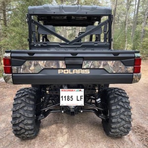 Wisconsin ATV / UTV State Engraved License Plates - Ships Today! - 2025 ...