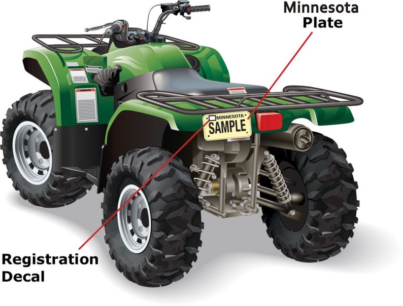 Wisconsin ATV / UTV ENGRAVED Standard License Plates for | Etsy