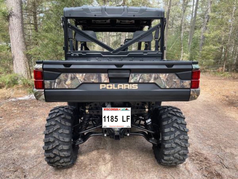 Wisconsin ATV / UTV License Plate Metal - Ships Today! - A 2025 Best ...
