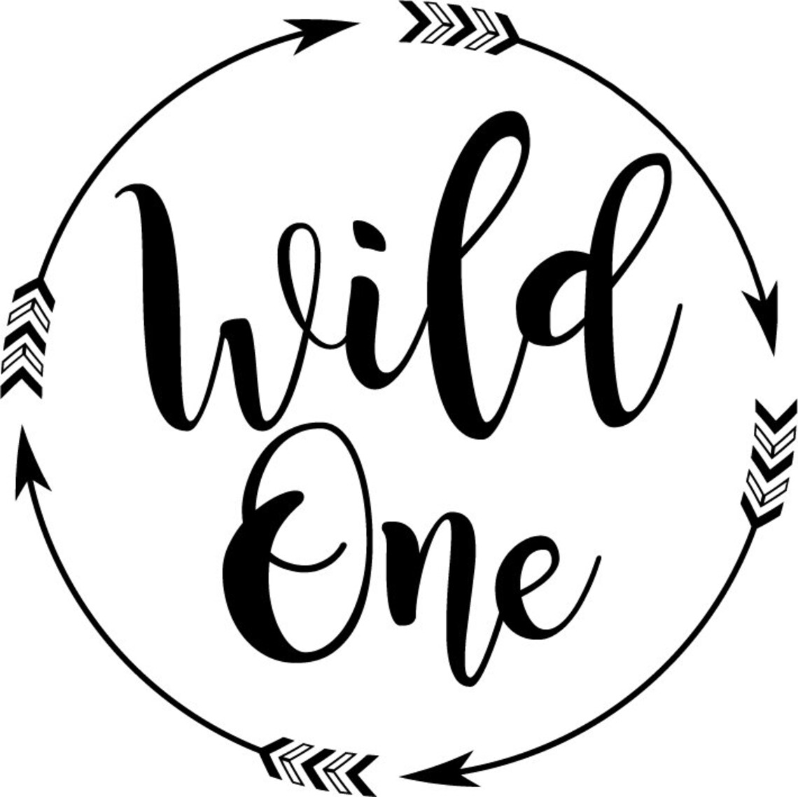 Wild One SVG - Etsy