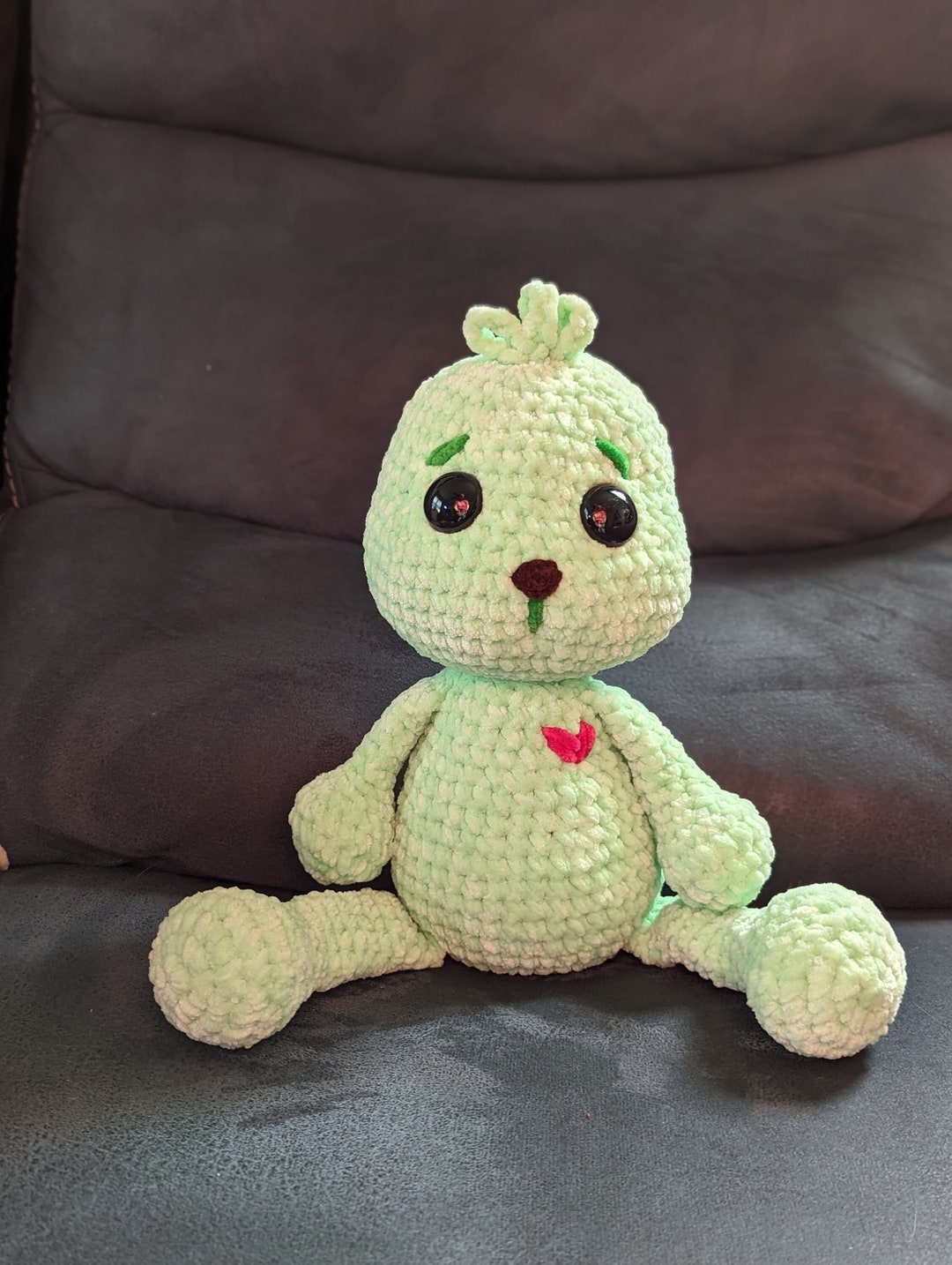 Baby Mean One Plush Crochet Doll - Etsy